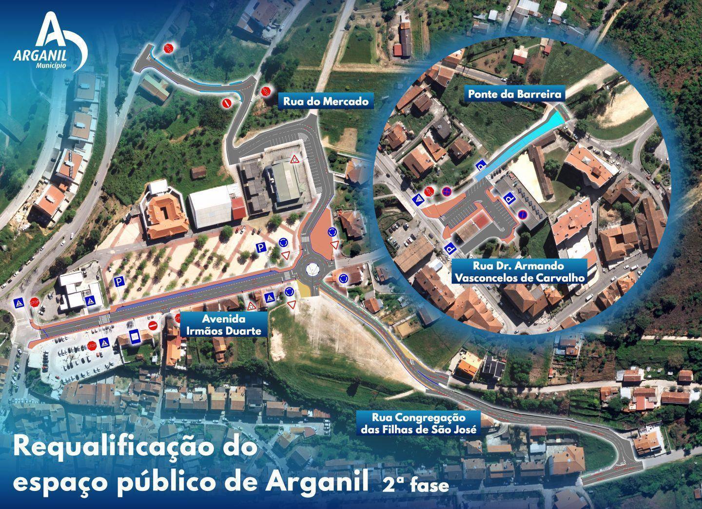 Imagem espaco publico arganil segunda fase scaled 1 - Município de Arganil