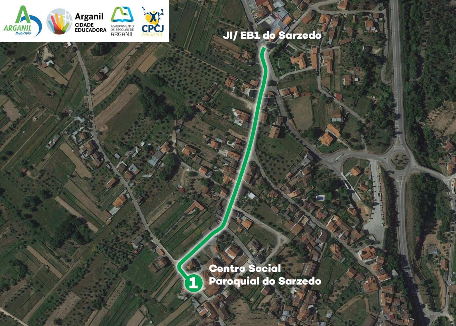Mapa Boleia Humana 2024 Sarzedo - Município de Arganil