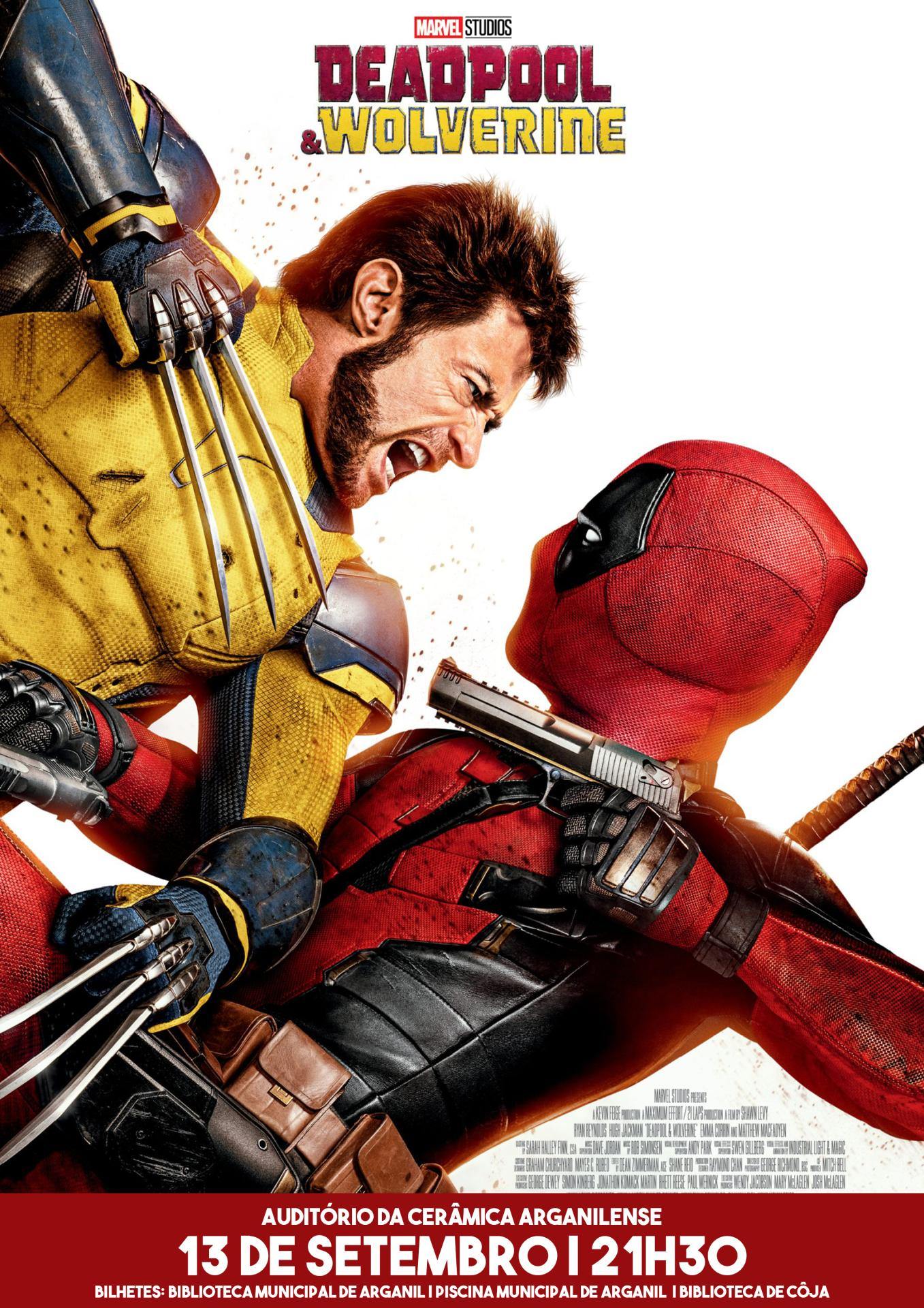 Cinema: Deadpool & Wolverine - Município de Arganil