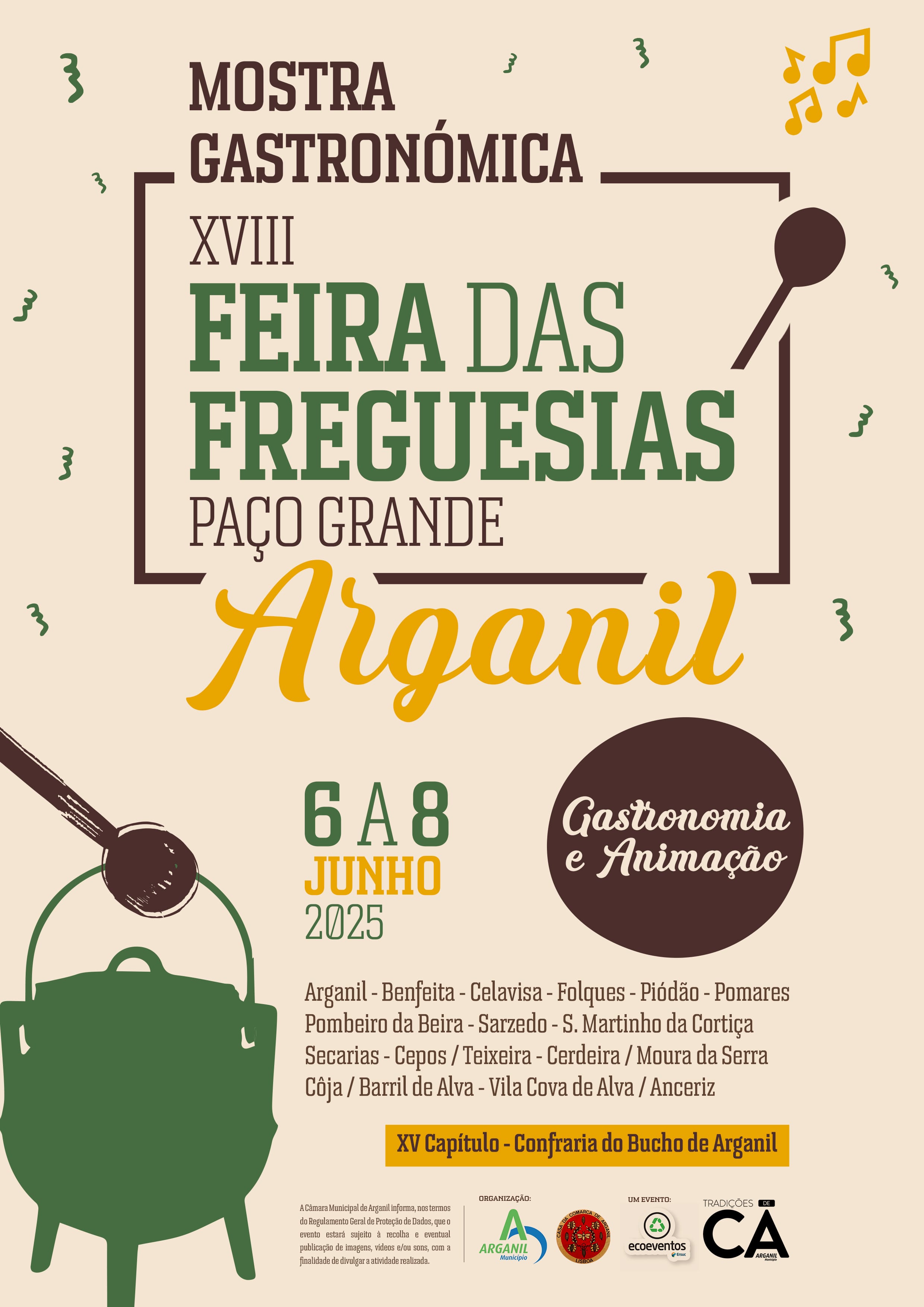Cartaz A3 Xviii Feira Das Freguesias 2025 Município De Arganil